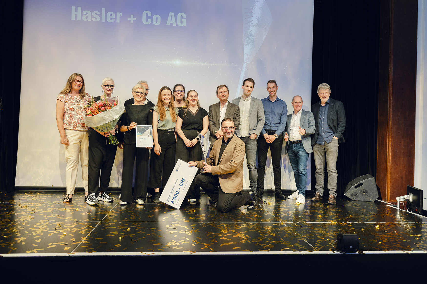Hasler + Co AG gewinnt den KMU-MAX 2024 - Forum Winterthur